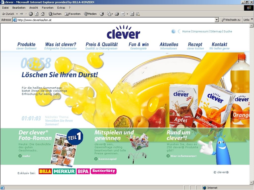REWE-Eigenmarke clever mit neuer Website