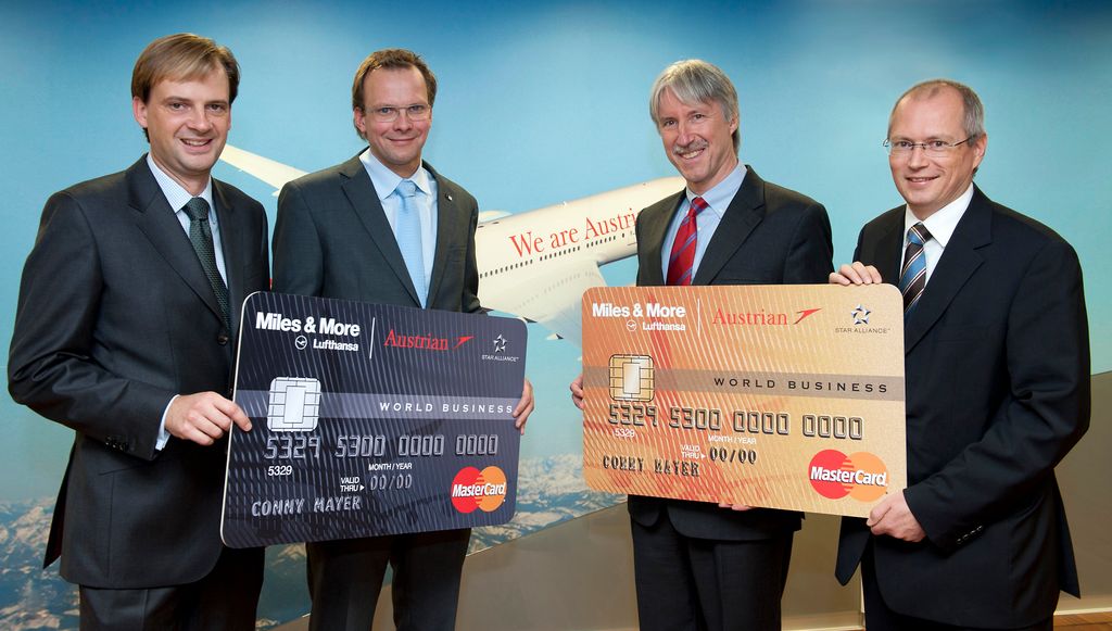 Mit der neuen Austrian Miles & More MasterCard Meilenkonto auffüllen - BILD