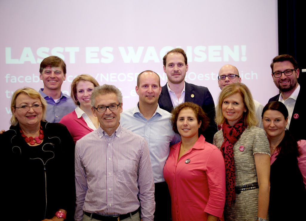 Partei "NEOS - Das Neue Österreich" gestartet. "Wir erneuern Österreich."