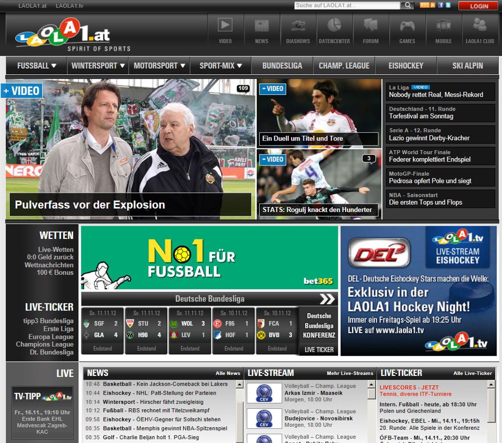 LAOLA1 mit neuem Zugriffsrekord! Beste Reichweiten aller Zeiten für ...