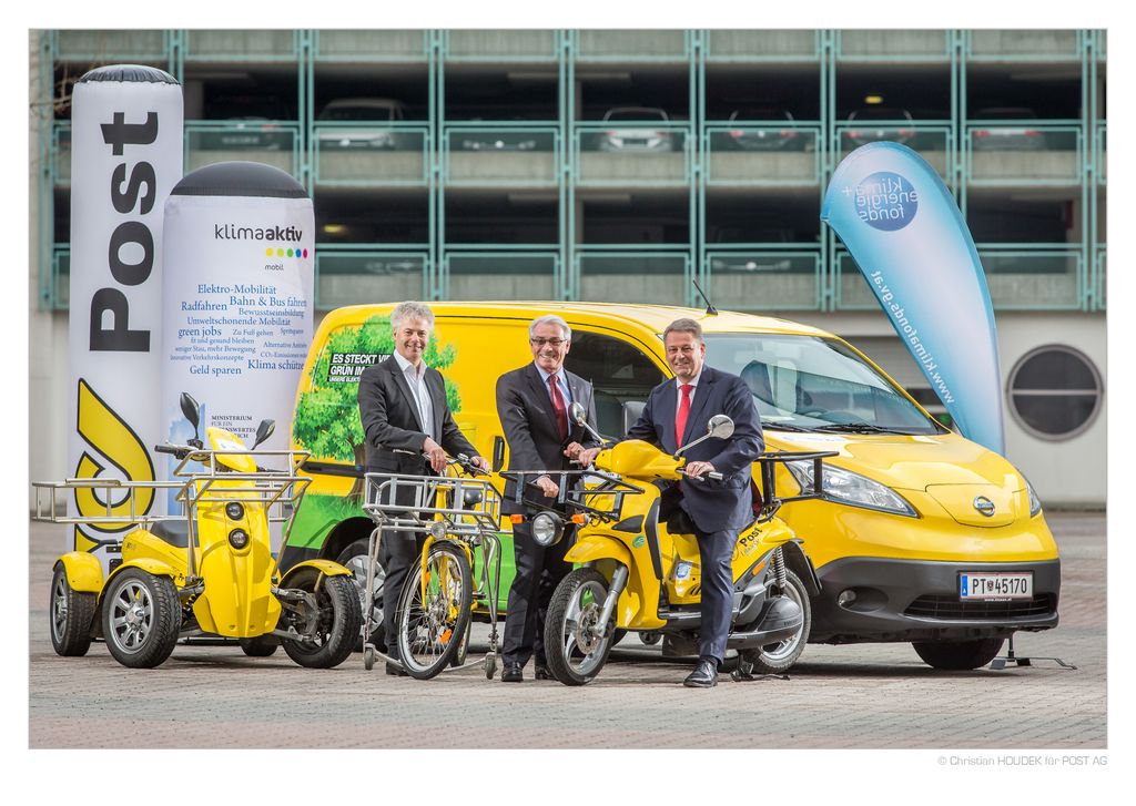 1.111 E-Fahrzeuge bei der Post