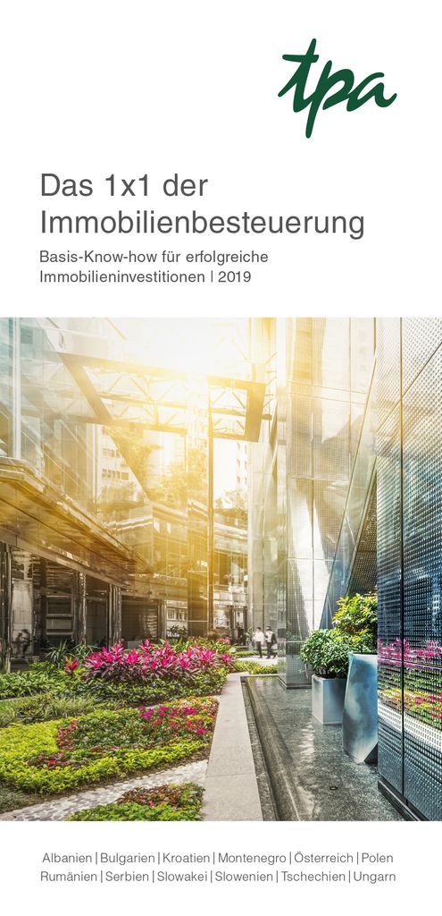 23. Auflage des TPA-Klassikers „Das 1×1 der Immobilienbesteuerung“ erschienen