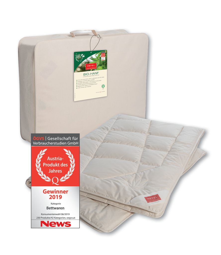 NEU: Nachhaltige Verpackung für HEFEL Bio-Bettwaren