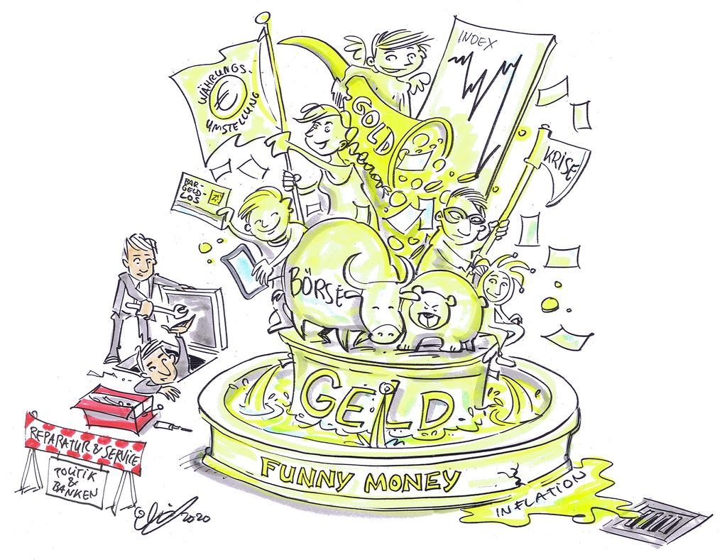 FUNNY MONEY. Geld in der Karikatur