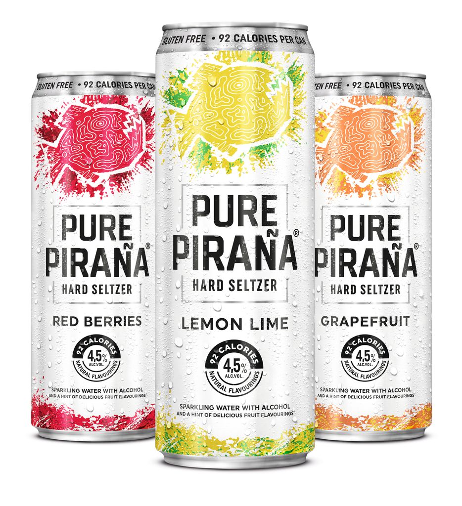 1 Jahr nach Einführung: Hard Seltzer Pure Piraña präsentiert ...