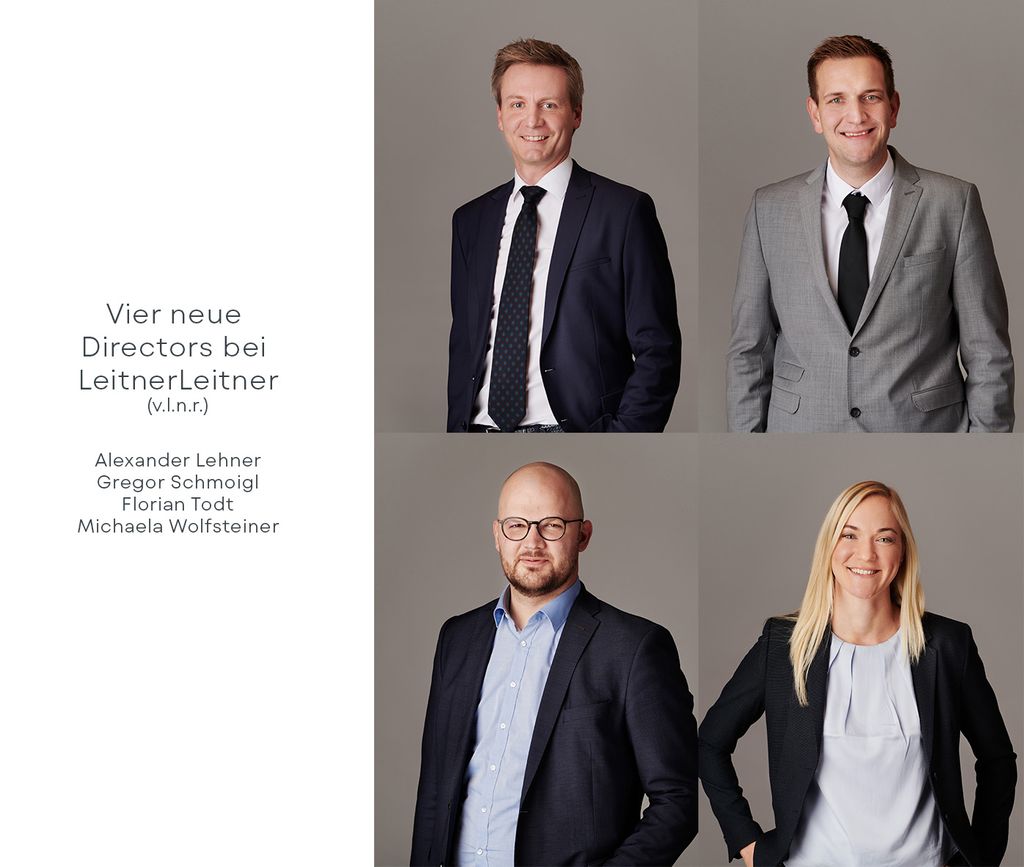 Vier neue Directors bei LeitnerLeitner