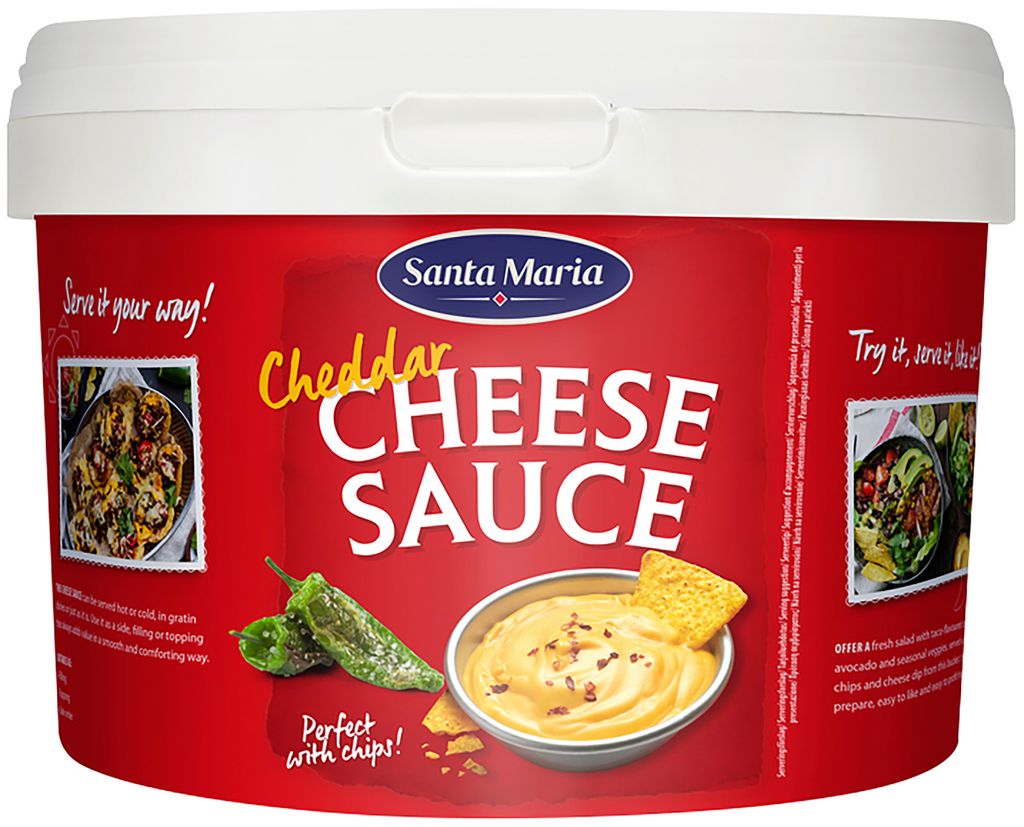 Erweiterter Produktrückruf: Santa Maria Cheddar Cheese Sauce 3kg