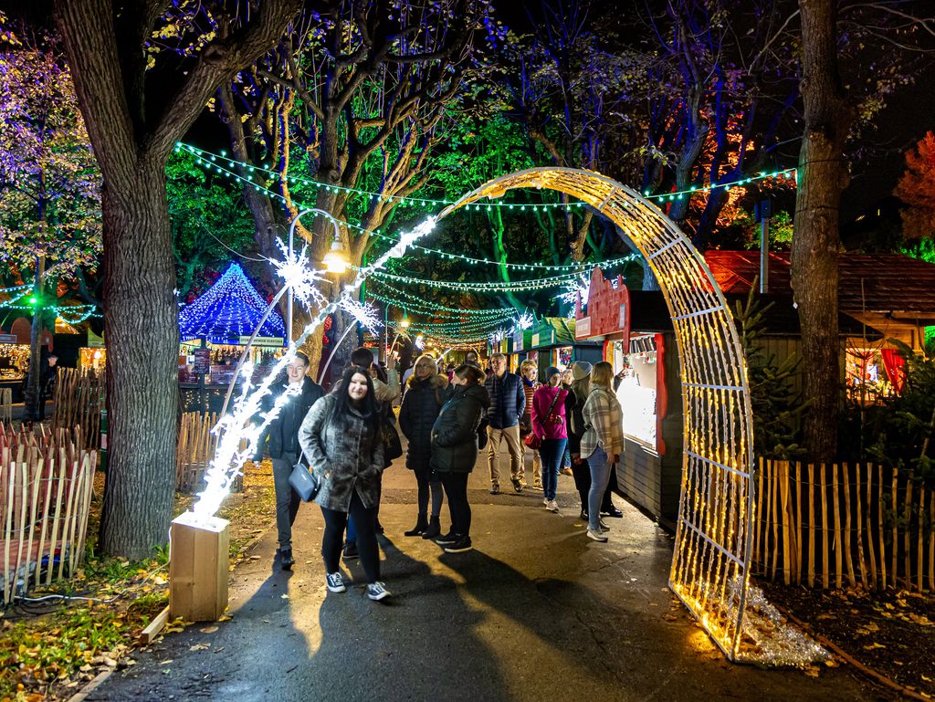 Fancy Village am Weihnachtsdorf im Campus der Universität Wien