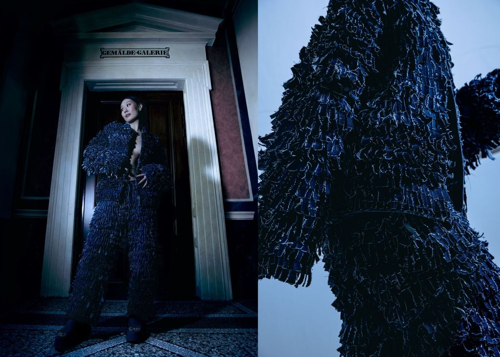 Nachwuchsdesigner präsentiert Upcycling-Kollektion mit HUMANA