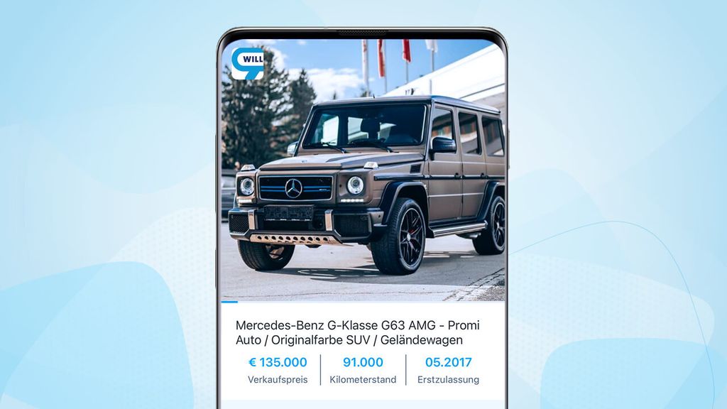 Mercedes-AMG G 63 von Rapper Jala Brat steht auf willhaben zum Verkauf