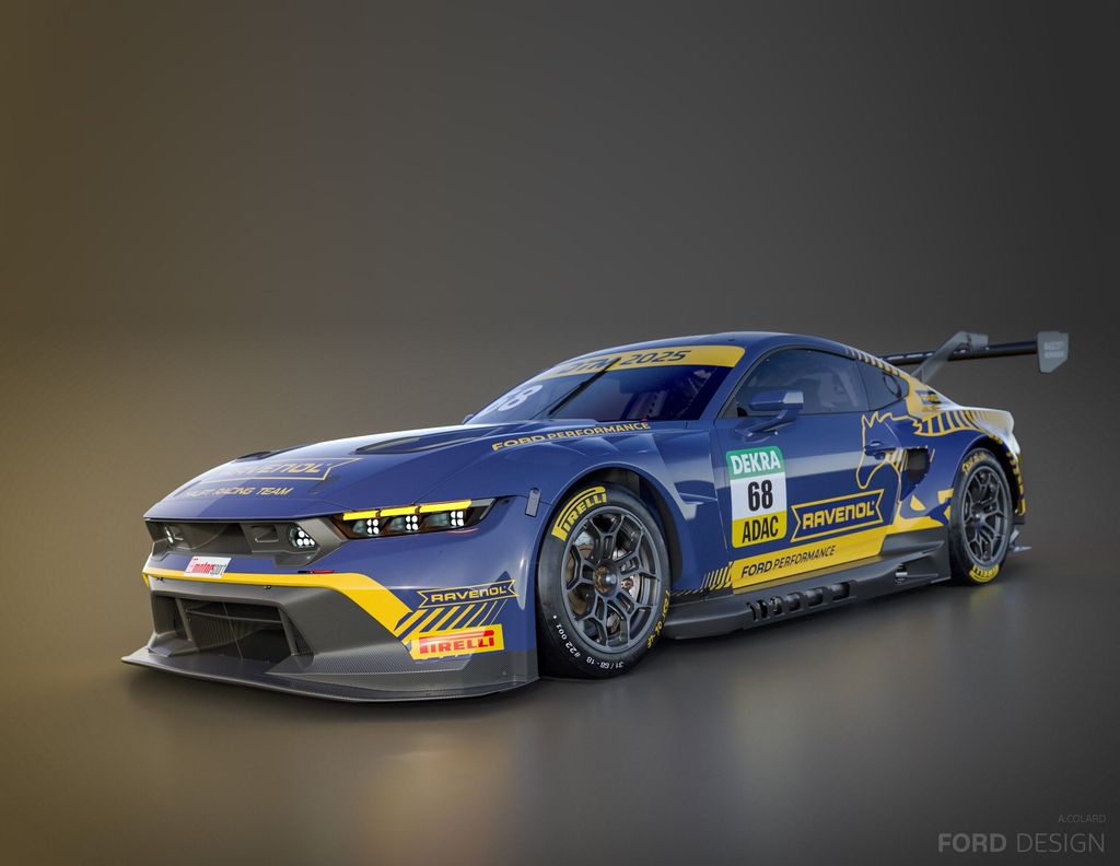 HRT Ford Performance tritt 2025 mit dem Mustang GT3 in der DTM und beim ...