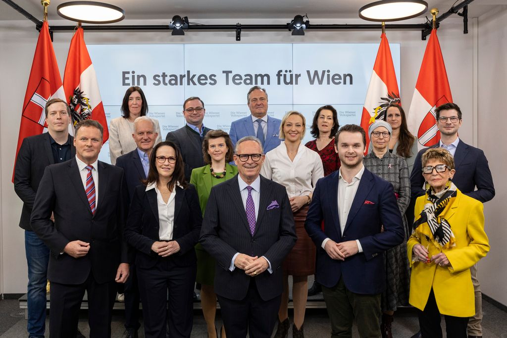 Wiener Volkspartei präsentiert ihr „Starkes Team für Wien“