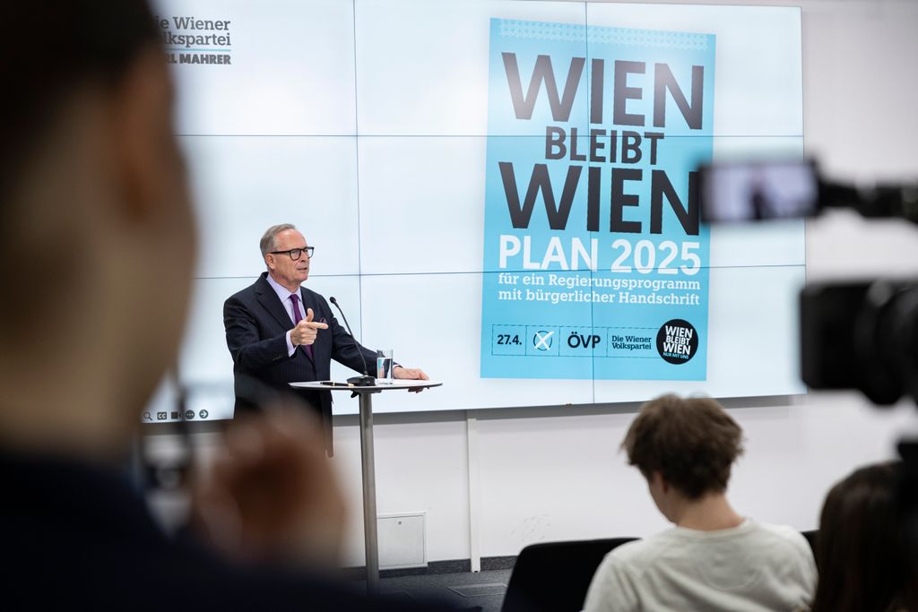 Wiener Volkspartei präsentiert „Wien bleibt Wien Plan“
