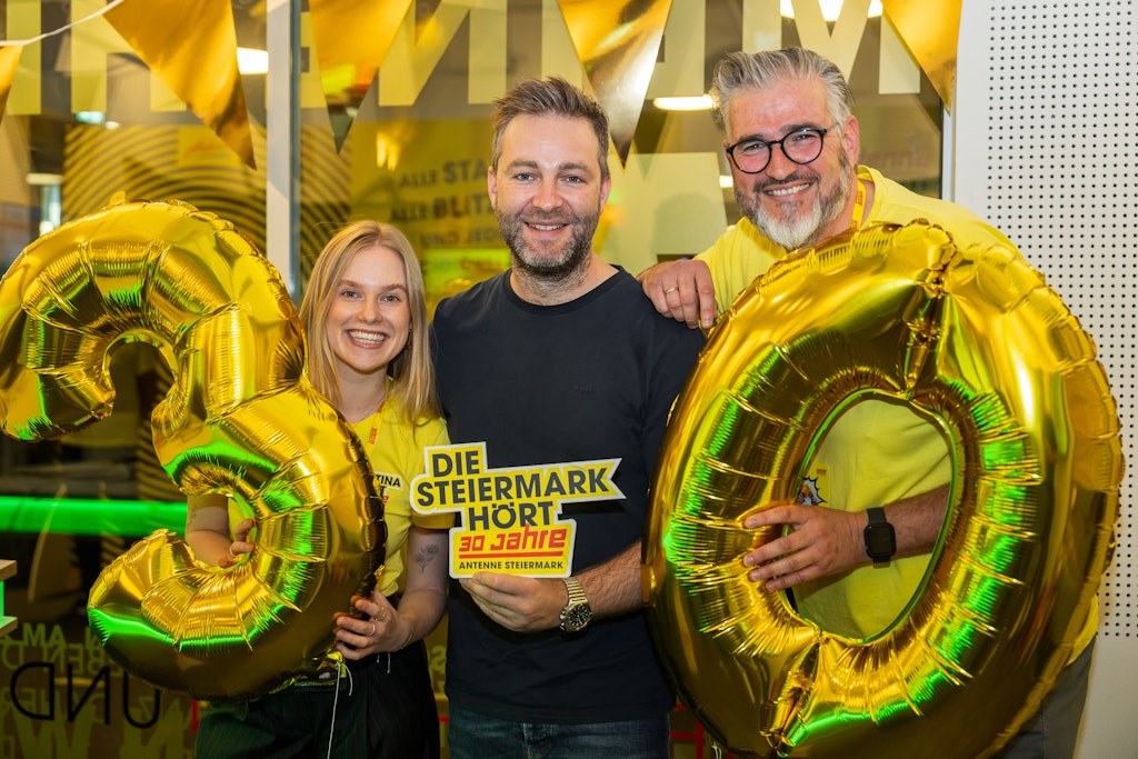 Die Antenne Steiermark feiert 30 Jahre