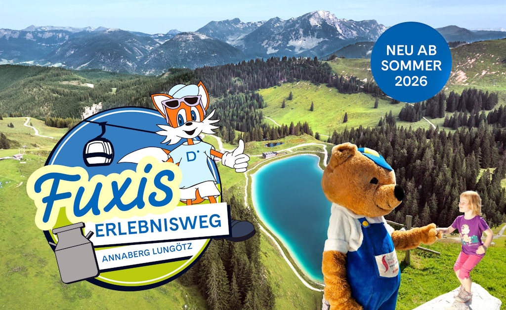 Erlebe mit Fuxi & Bruno dein Sommer-Abenteuer im Salzburger Lammertal