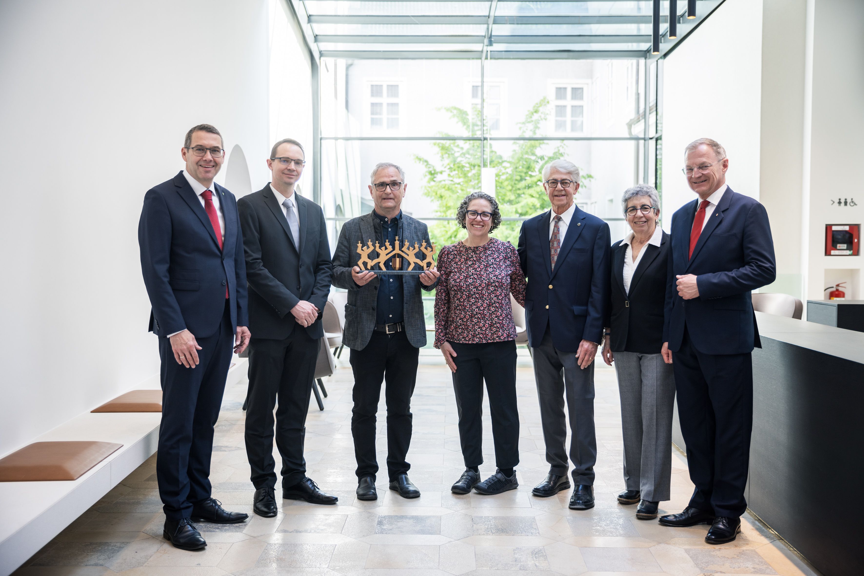 Pressekonferenz LH Stelzer/Bgm. Vogl: Lernort Synagoge Steyr – Jüdische ...