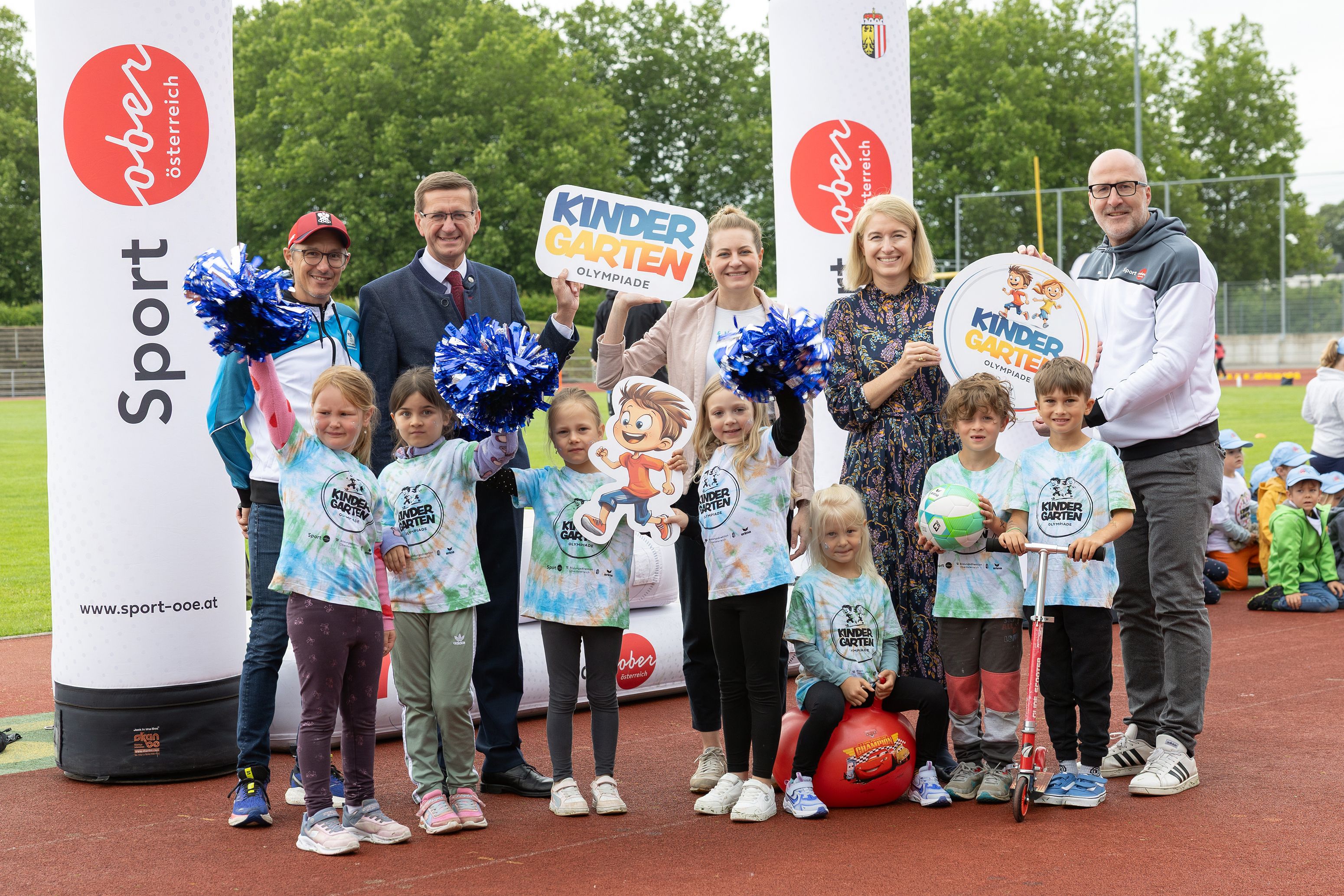 LH-Stv.in Haberlander/LR Achleitner: Kindergarten-Olympiade als Sport ...